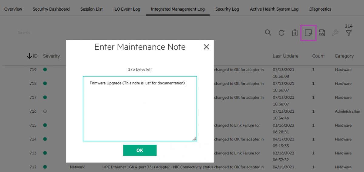 Integrated Management Log (IML) در HP iLO چیست؟ | رایانش ابری آوید ...