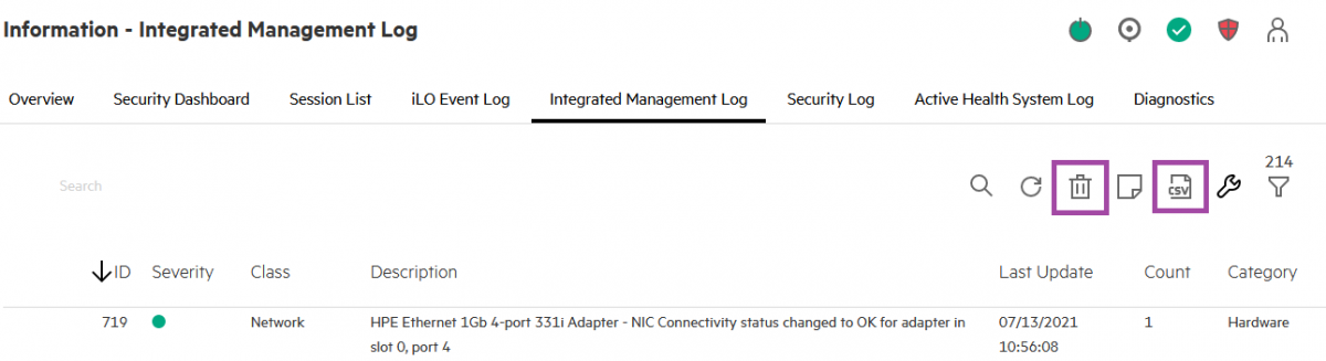 Integrated Management Log (IML) در HP iLO چیست؟ | رایانش ابری آوید ...